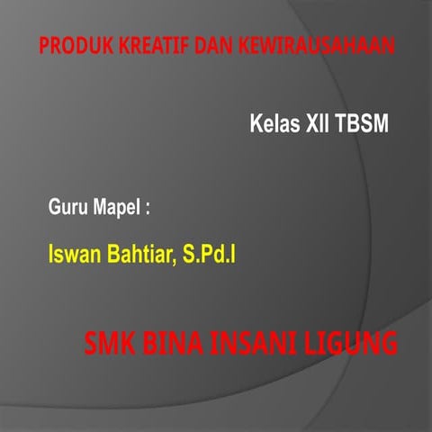 PKDK KELAS XII TBSM PROSES PRODUKSI.pptx