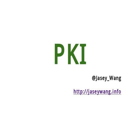 PKI | PPT