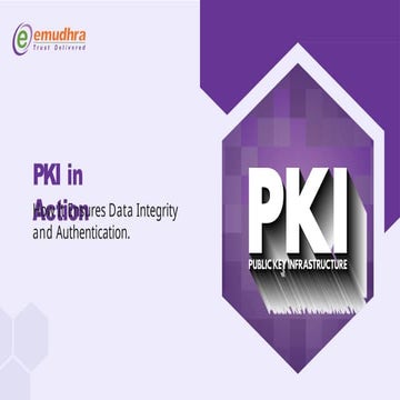 Public Key Infrastructure (PKI) in Action | PPT
