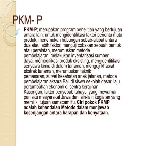 Pkm p | PPTX
