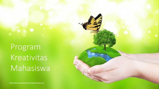 Materi PKM atau Program Kreativitas Mahasiswa | PPTX
