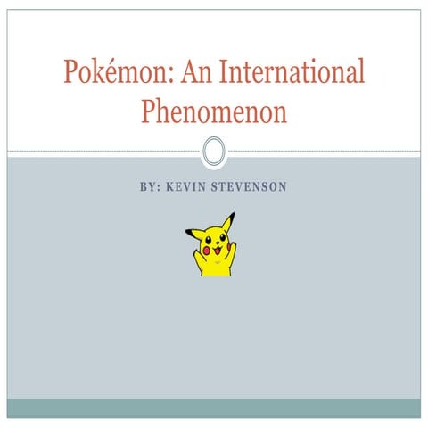 Pokemon Power Point Template for Presentation | PPTX