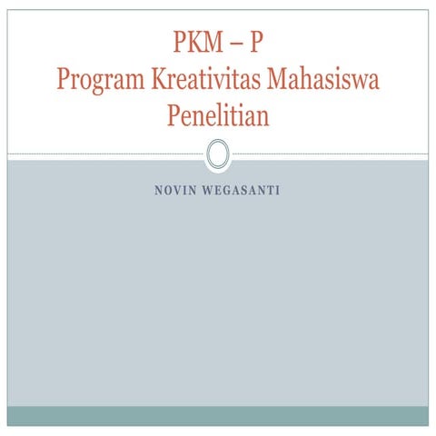 Pkm p | PPTX