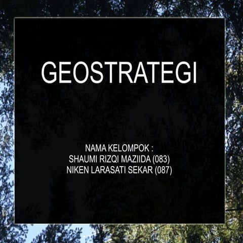 geostrategi ^_^ | ODP