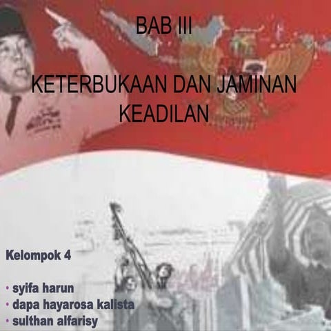 KETERBUKAAN DAN JAMINAN KEADILAN (pkn SMA) | PPTX