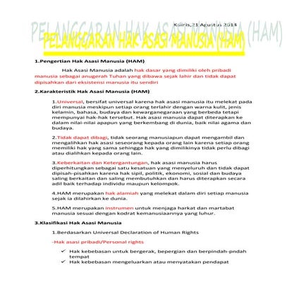 Pkn assignment ham | PDF