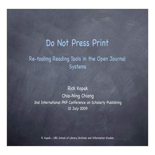 Pkp2009 Kopak Chiang | PPT