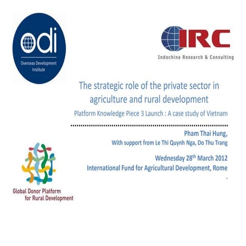 Role of Private Sector | PPTX