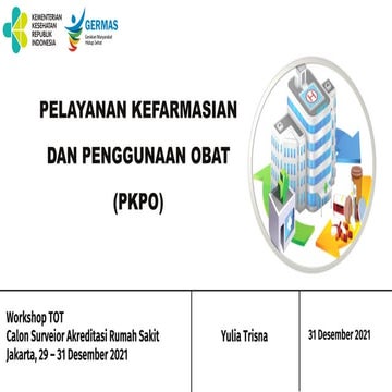 Panduan untuk pokja pkpo dari workshop akreditasi | PDF