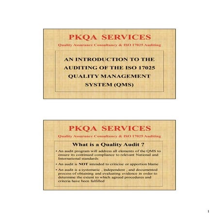 QMS Audit (updated) | PDF