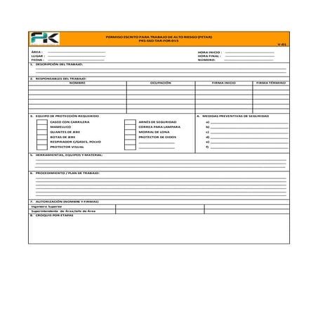 Pks sso-tat-for-015 formato petar | DOCX