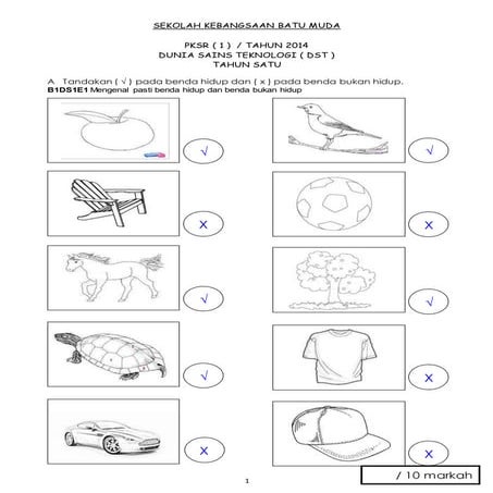 Pksr 1 dst t1 skema | PDF
