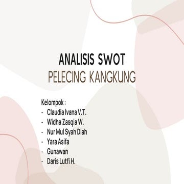 PKWU analisis swot Pelecing kangkung.pptx