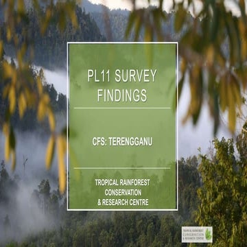 PL 11 (Jerangau), CFS-1 Site Survey Results | PPT