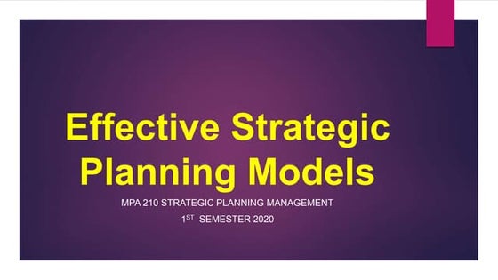Catalyst Strategies Strategic Planning Framework | PPT