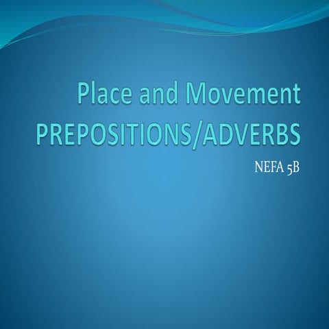 Place and Movement.pptx