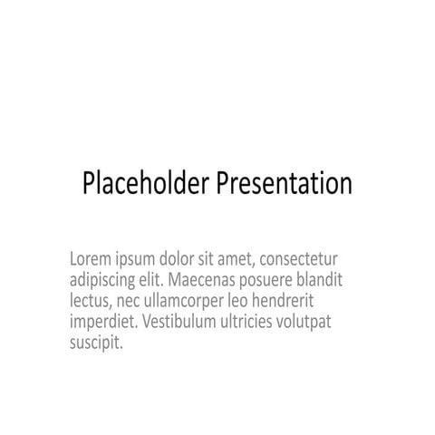 Placeholder | PPTX