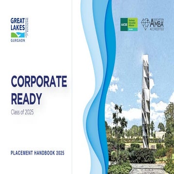 placement-brochure Great lakes Gurgaon. 2025 | PDF