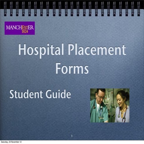 Placement forms student guide | PPT