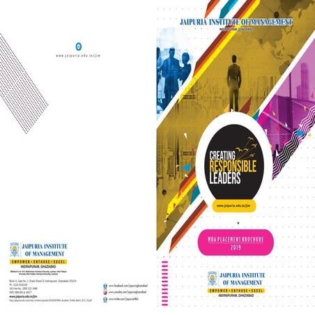 Placement info MBA Brohcure | PDF | Professional School | Postgraduate ...