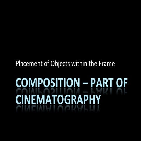 Composition - Placement of object 2015 | PPT