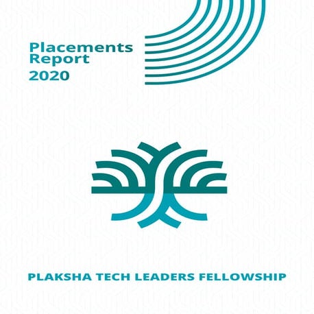 Plaksha Tech Leaders Fellowship |Placements Report 2020 | PDF