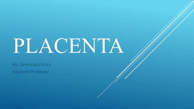 Placenta examination | PPT