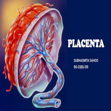 PLACENTA mammal nutritional tissue .pptx