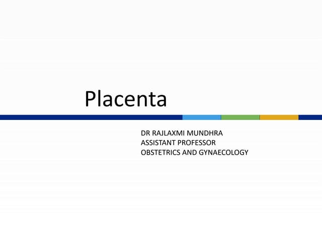 Decidua & Chorionic Velli (General Embryology) | PPS