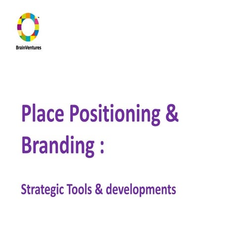 Place Positioning & Branding Toolkit | PDF