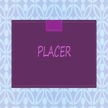 Placer formation | PPTX