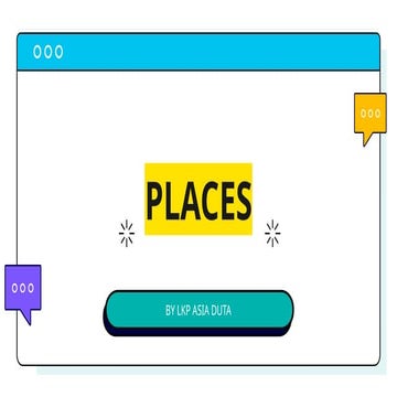 English topic classroom about places, here it is | PPTX