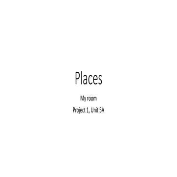 Places my room | PPTX