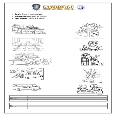 Places at school | DOCX