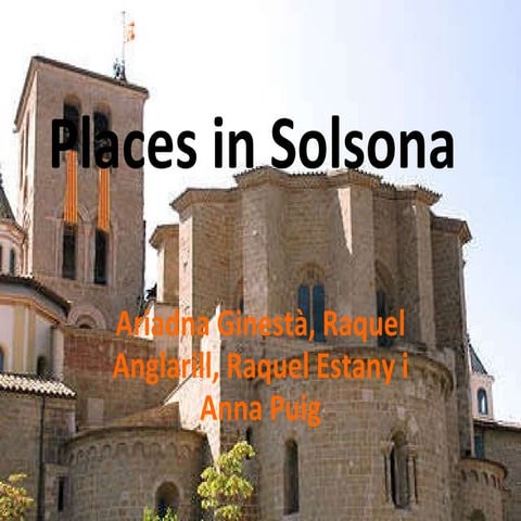 Places In Solsona | PPT