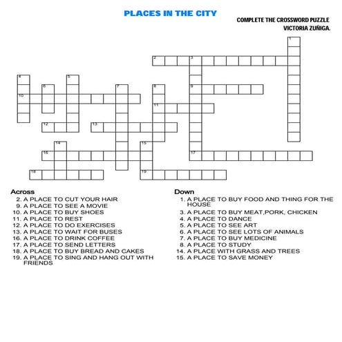 Places in the city | PDF