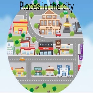 Places in the city game | PPTX