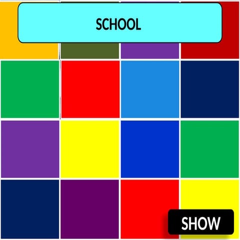 juego memoria Memory game places inthe school | PPTX