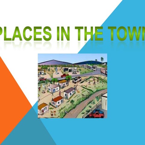 Places in the town | PPTX