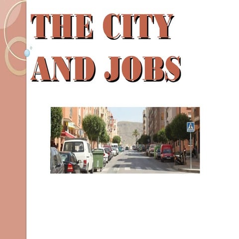 Places and jobs in town | PPT