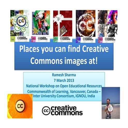 Places you can find creative commons images at | PPT