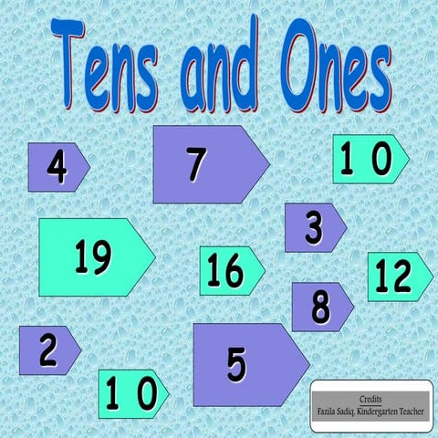 Place value tens and ones. | PPT