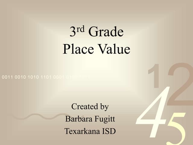 Place Value | PPT