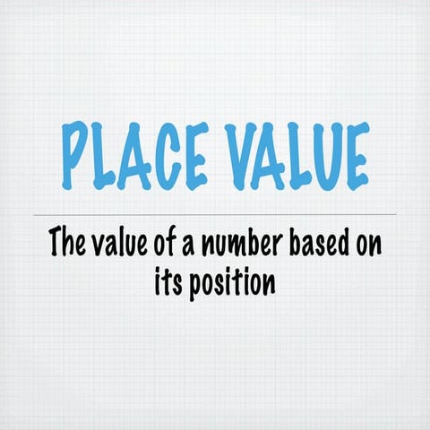 Place value doc | PDF