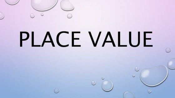 Place value ppt | PPT
