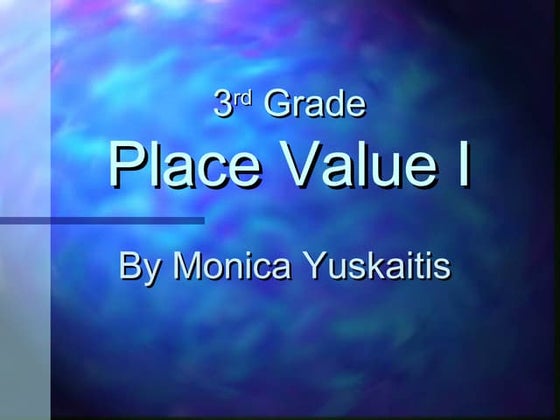 Grade 4 lesson about Place Value and Value.pptx
