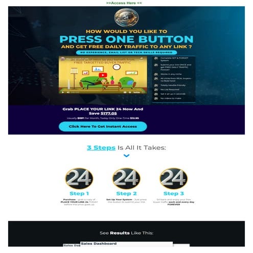 Place Your Link 24 Review – Get Free Daily Traffic To Any Link | PDF