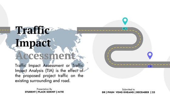 Traffic impact assessment | PDF
