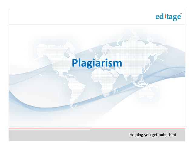 Plagiarism PowerPoint Presentation | PPT