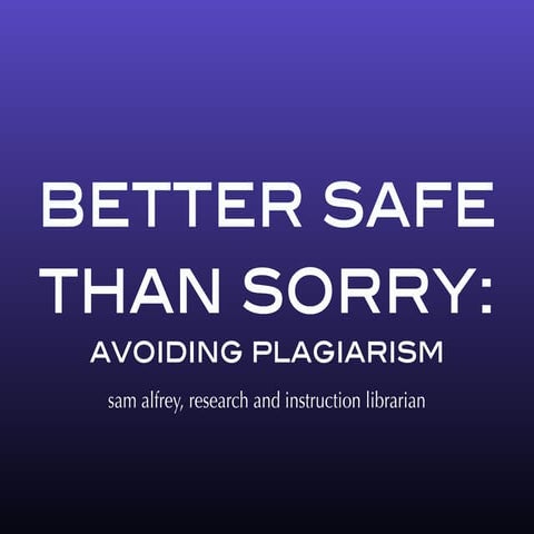 Academic Dishonesty and Plagiarism | PDF